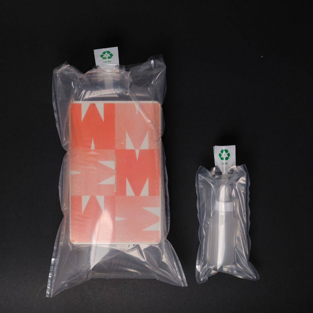 100 X Hard Drive air column bags + Free hand pump* – packpal